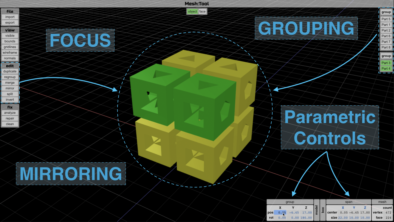 Mesh:Tool | grid.space docs